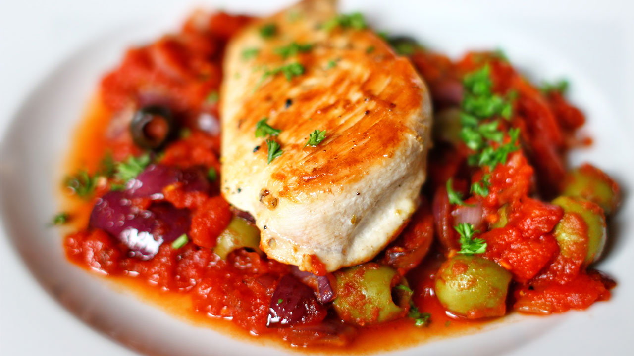 Mediterranean Stuffed Chicken with Tomato & Red Pepper Compote | Ireland AM