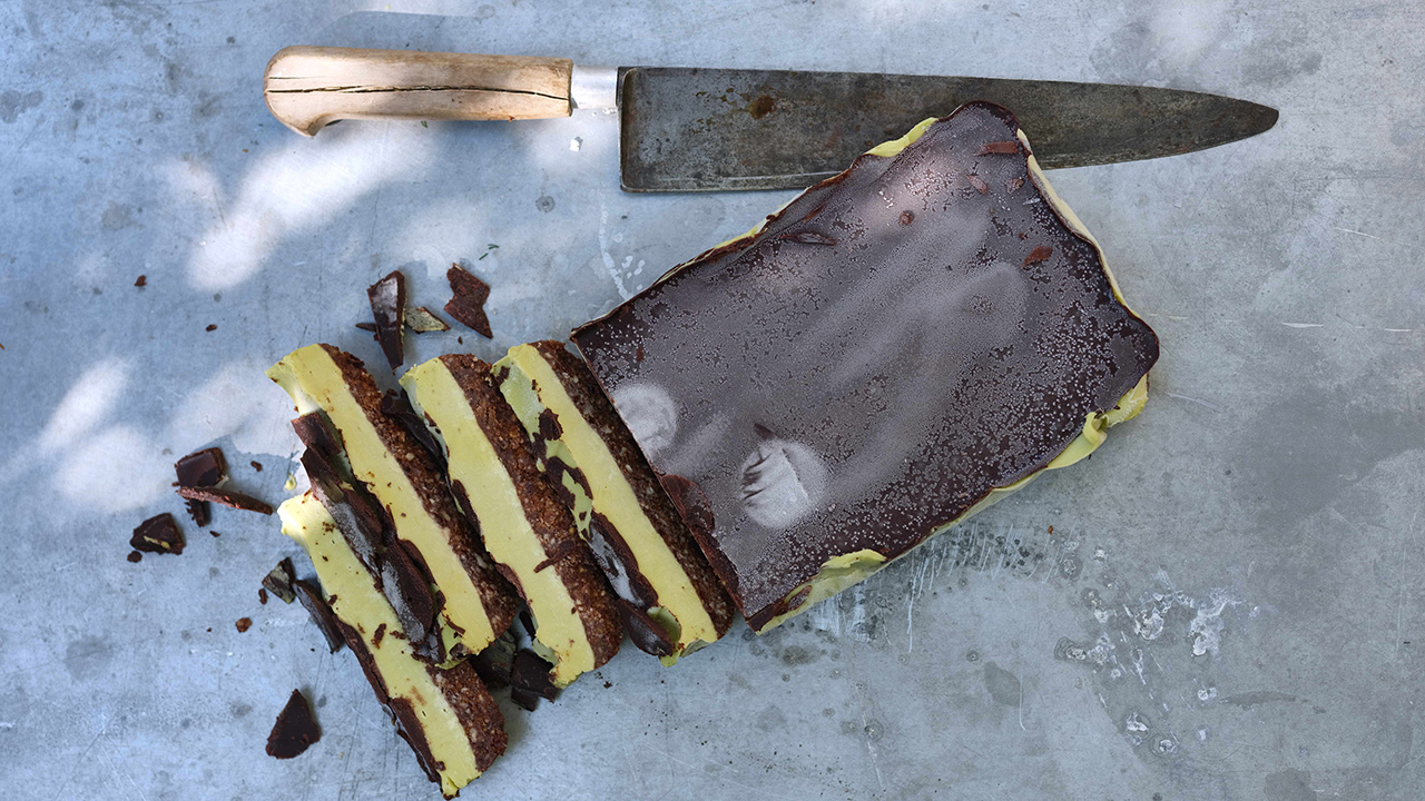 Chocolate Mint Freezer Slice | The Six O'Clock Show