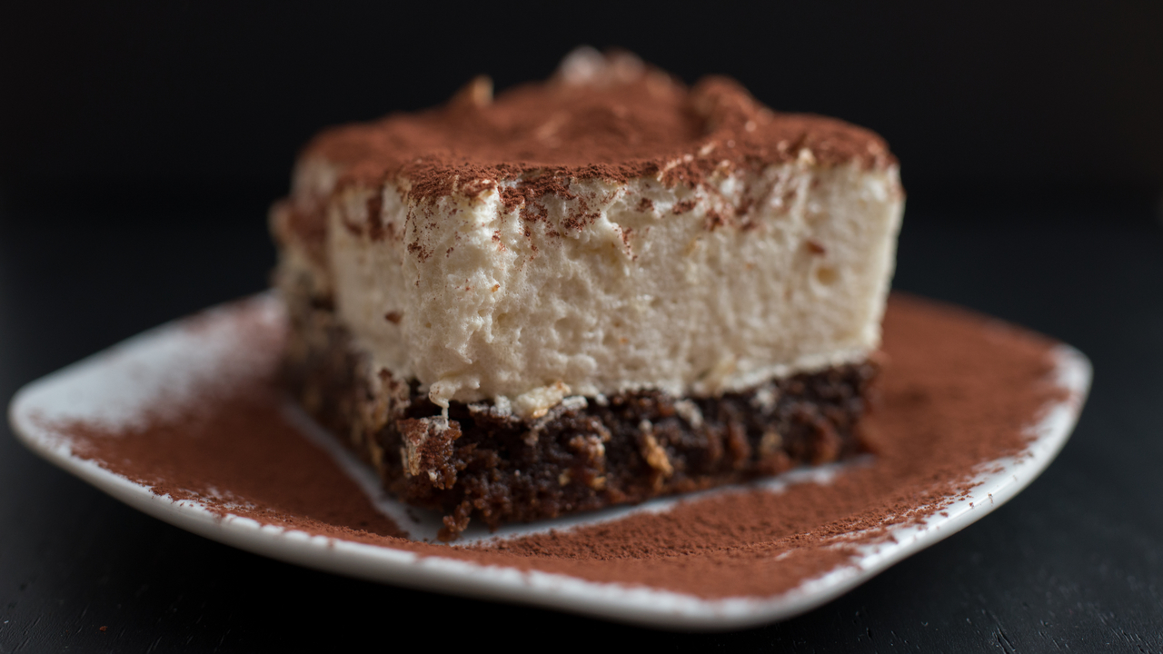 Hazelnut & Raspberry Meringue Brownie Squares | The Six O'Clock Show