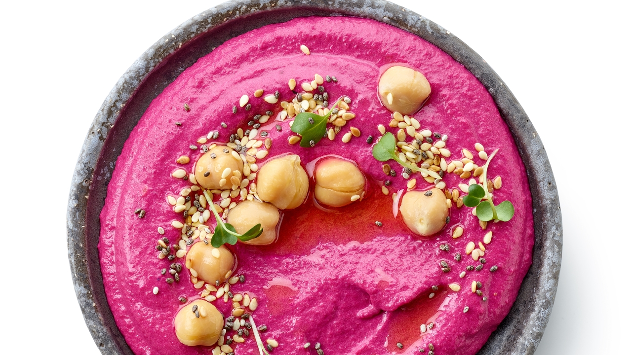 Roasted Beetroot Hummus | The Six O'Clock Show